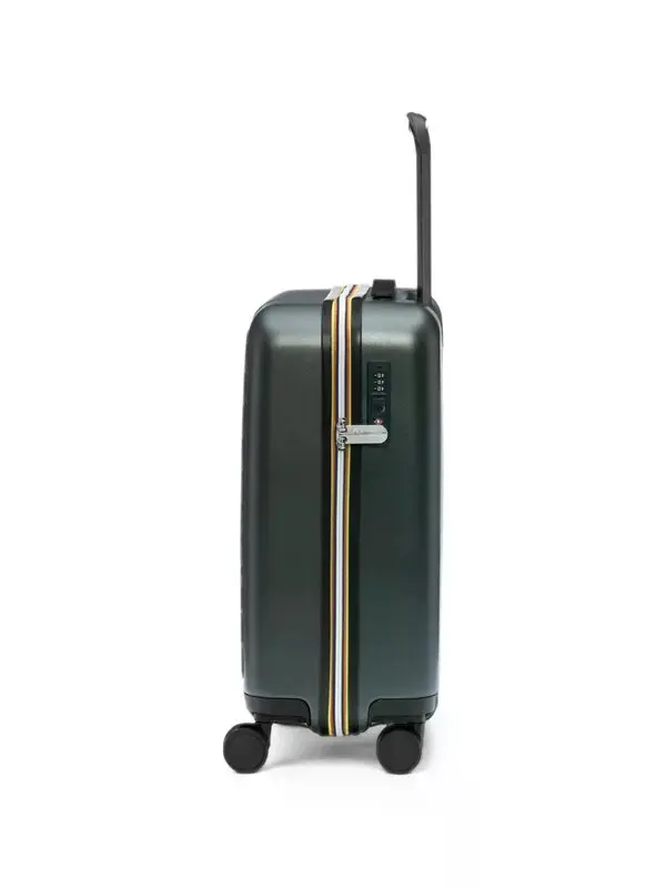 K-WAY Eudoxie Logo-embossed Suitcase - Green