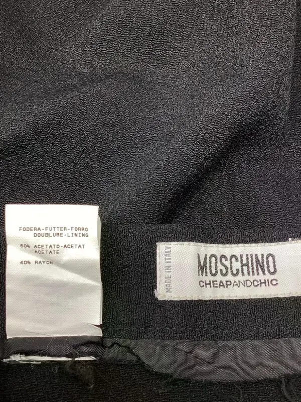 Moschino 2010s Side-zip Pencil Skirt