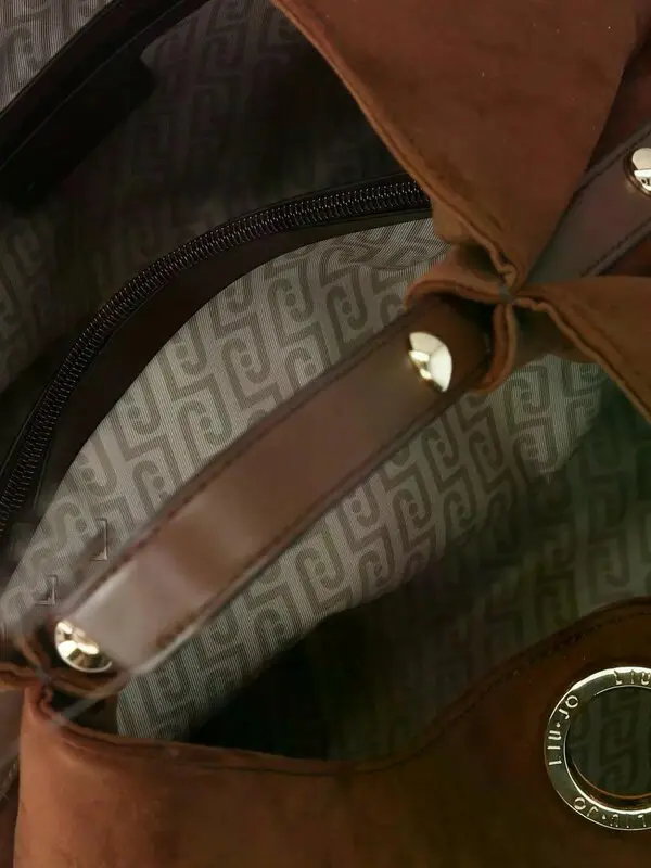 Liu Jo Large Bag With Studs - Brown