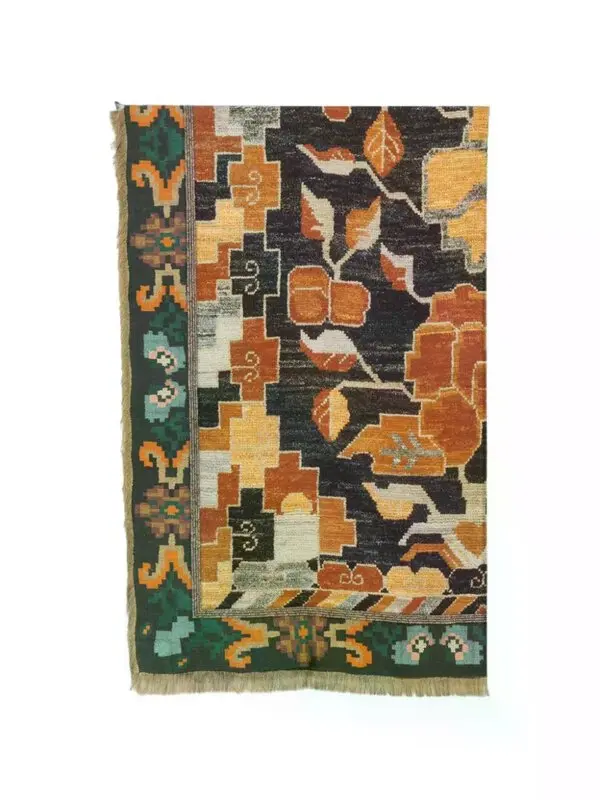 PIERRE-LOUIS MASCIA Printed Frayed Scarf