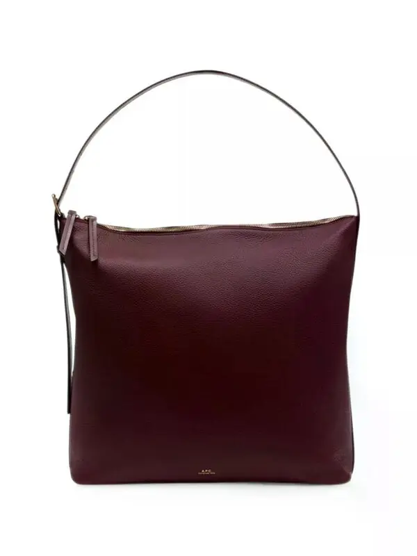 A.p.c. Large Vera Leather Shoulder Bag