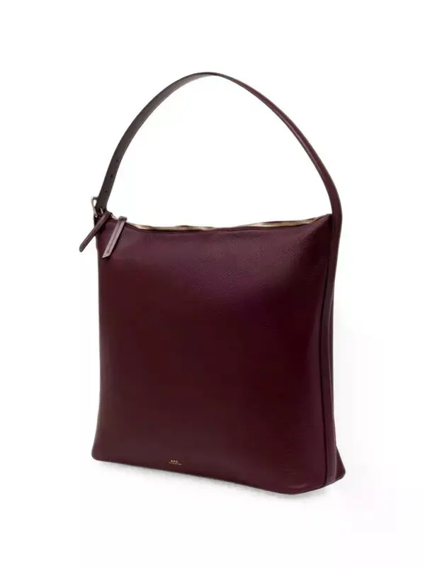 A.p.c. Large Vera Leather Shoulder Bag