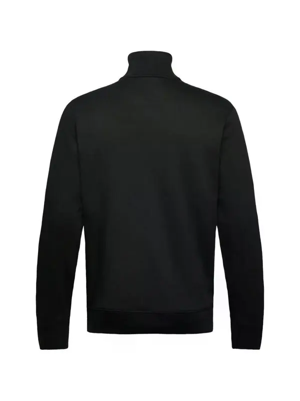 BOSS Cotton-jersey Jacket With Logo Badge
