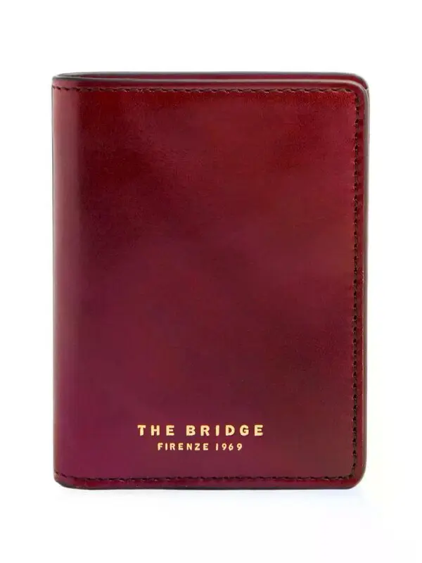 THE BRIDGE Logo-print Leather Passport Holder