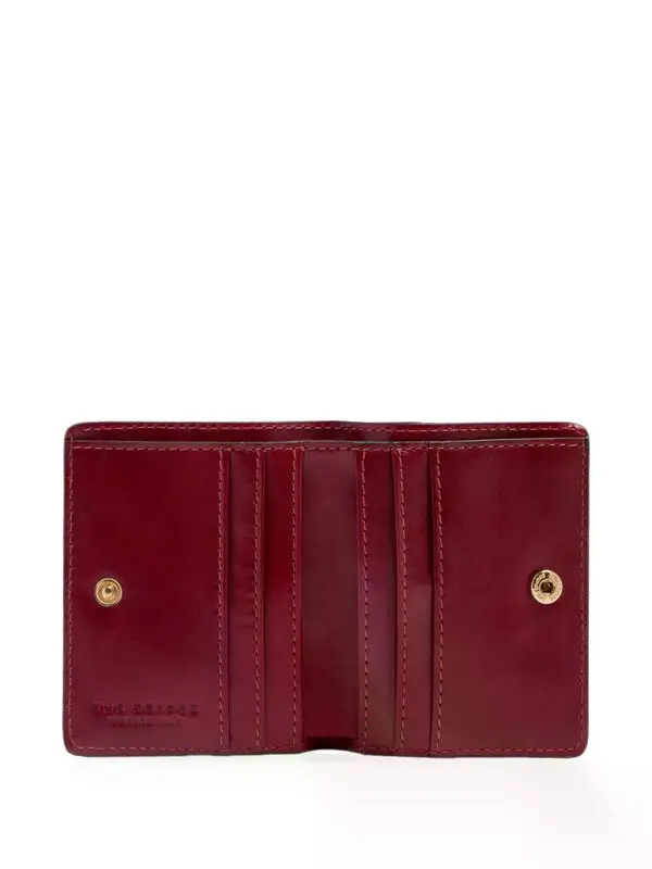THE BRIDGE Logo-print Leather Passport Holder