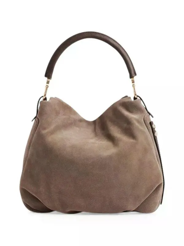 Borbonese Small Bice Suede Shoulder Bag