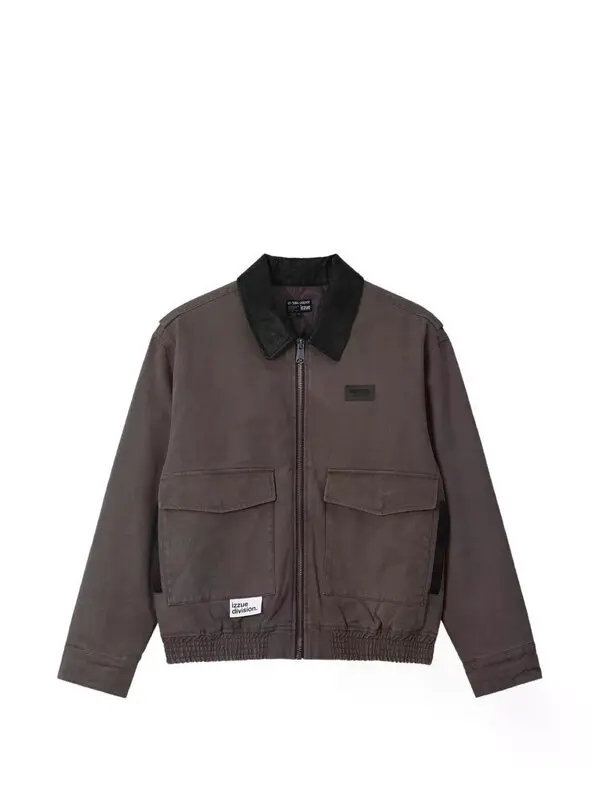 Izzue Logo-patch Zip-up Jacket