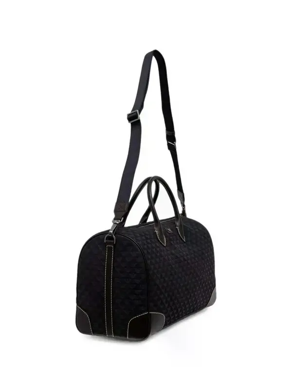Emporio Armani Monogram-jacquard Holdall Bag