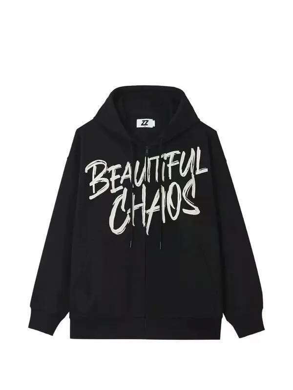 Izzue Logo-print Zip-up Hoodie