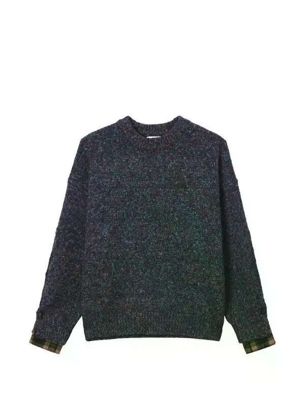 Izzue Check-trim Layered-effect Sweater