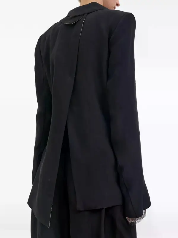 ALESSANDRA MARCHI Asymmetric Rear-slit Jacket