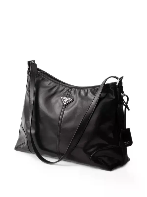 Prada Aimèe Large Leather Shoulder Bag