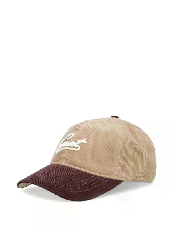 Gant Logo-embroidered Corduroy Cap - Neutrals