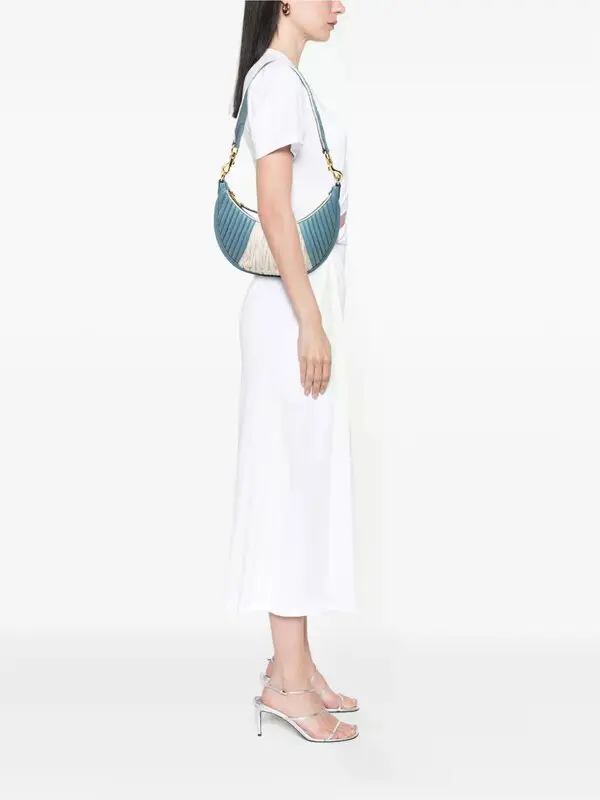 Miu Miu 2010-2026 Bicolor Matelasse Nappa Rider Shoulder Bag