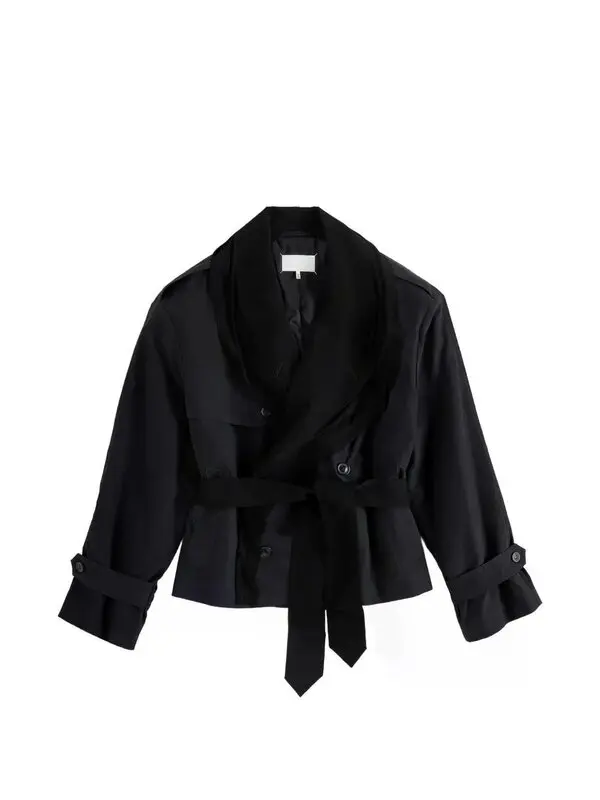 MAISON MARGIELA Fusion Jersey Trench Coat