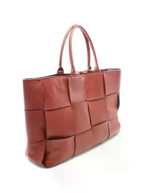 Bottega Veneta 2000s Arco Intrecciato Tote Bag - Brown