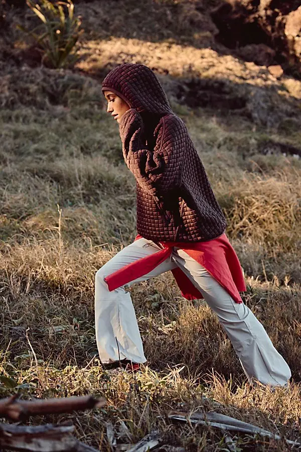 Free People Square Up Fleece Pullover