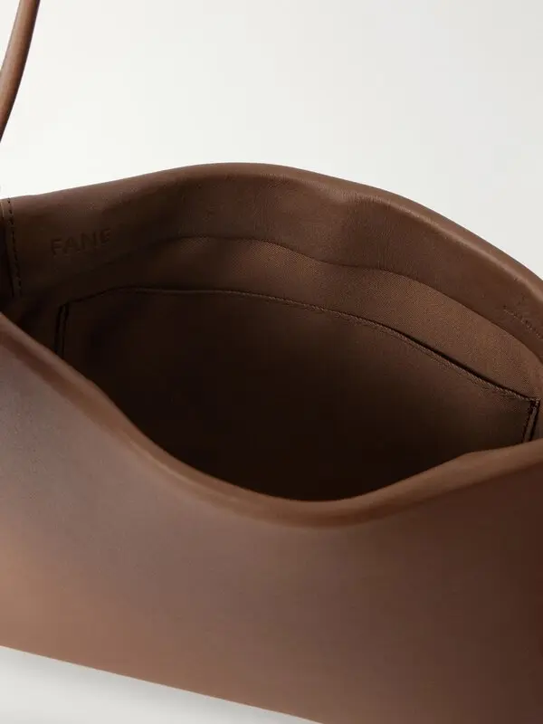 FANE Loge Leather Shoulder Bag - Brown