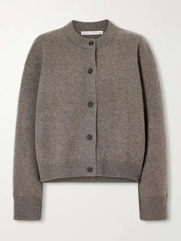 Studio Nicholson Arvine Wool And Cashmere-blend Cardigan
