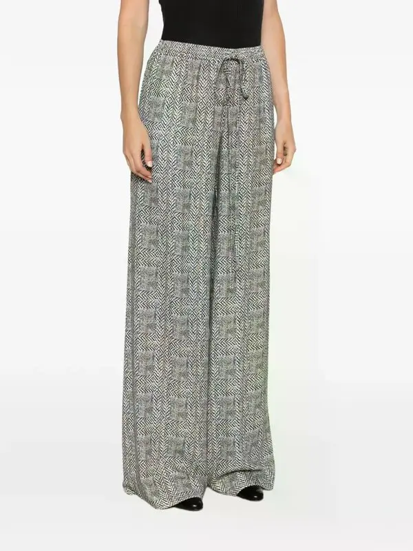 Ermanno Scervino Chevron Drawstring Trousers