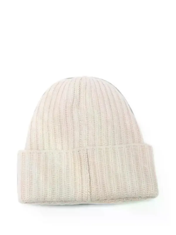 Agnona Ribbed-knit Beanie Hat