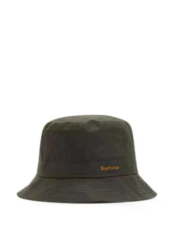 Barbour Belsay Wax Sports Bucket Hat - Green