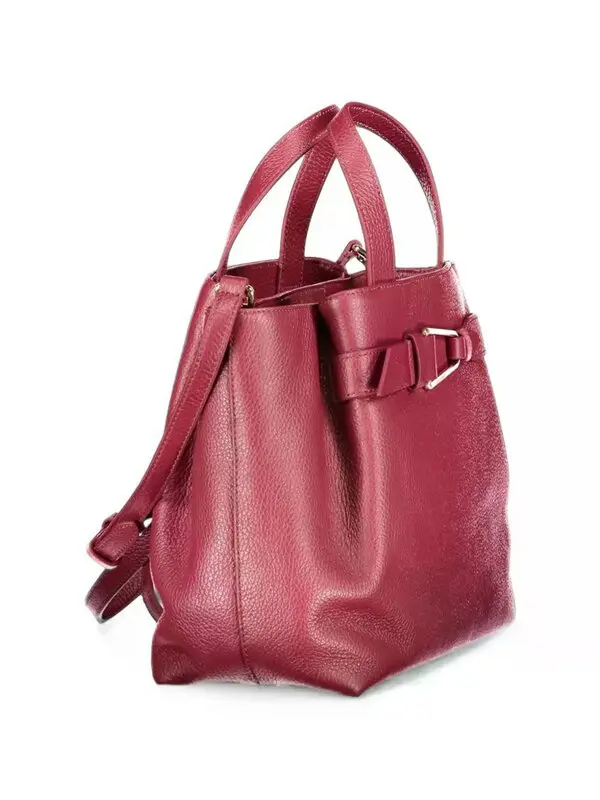 COCCINELLE Buckle-detail Leather Tote Bag - Pink