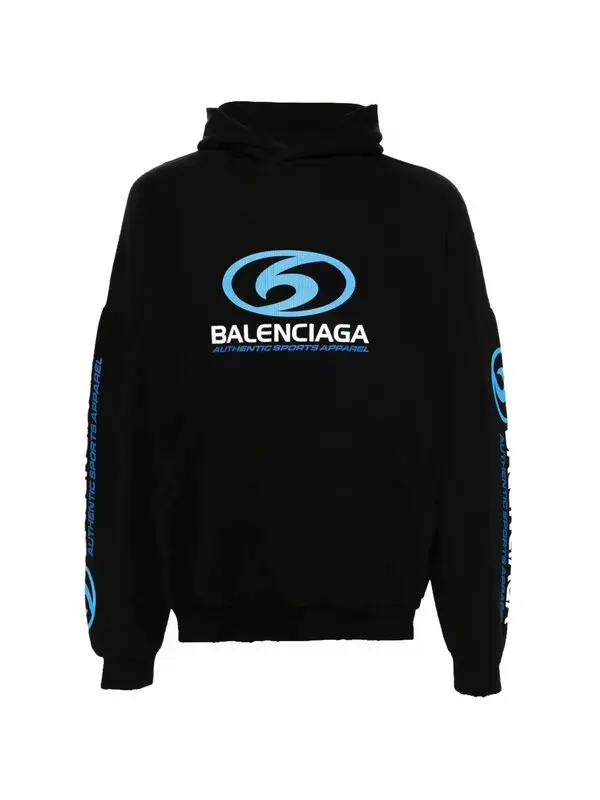 Balenciaga Surfer Logo Oversized Hoodie