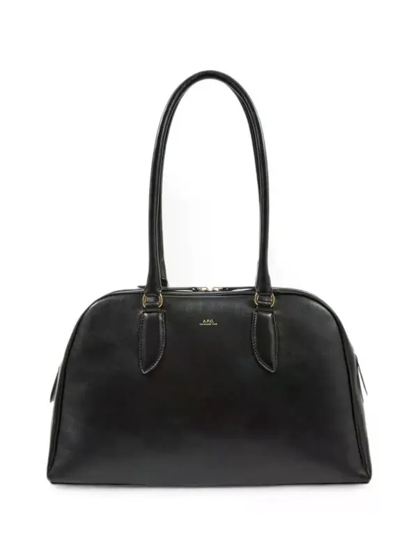 A.p.c. Logo-print Leather Tote Bag