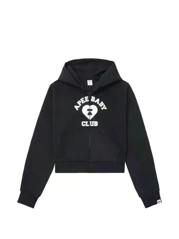 AAPE BY *A BATHING APE Logo-print Zip-up Hoodie
