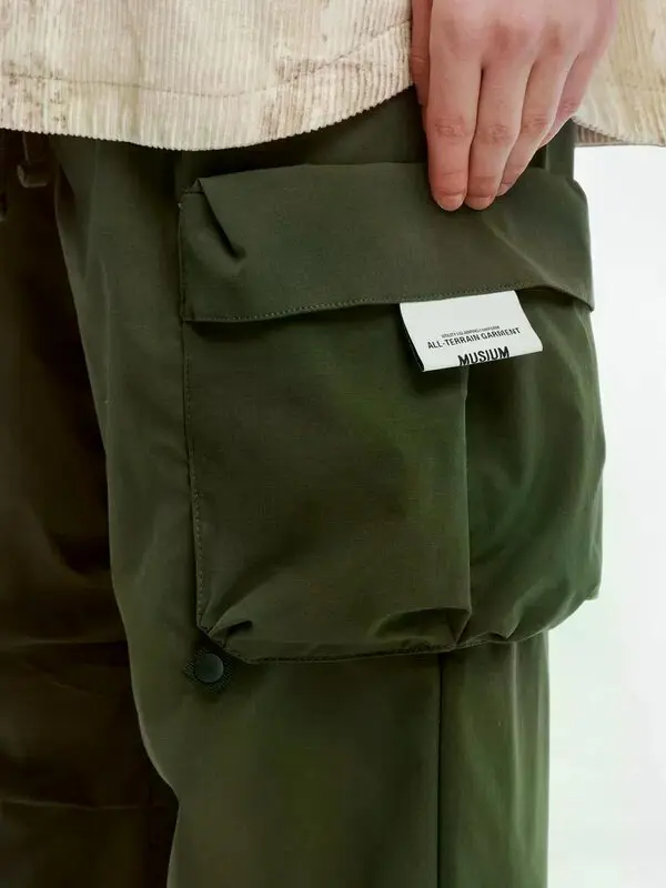 MUSIUM DIV. Multi-pocket Straight-leg Cargo Pants