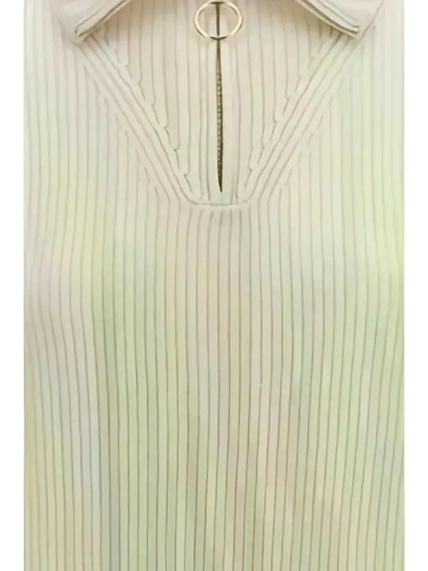 FORTE_FORTE Ribbed Half-zip Jumper