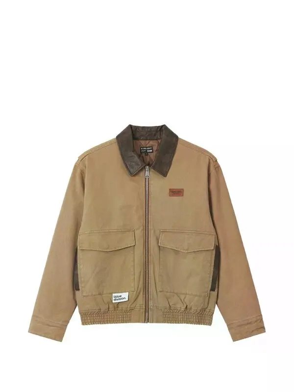 Izzue Logo-patch Panelled Jacket