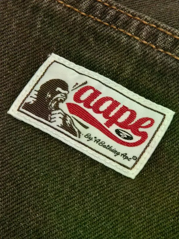 AAPE BY *A BATHING APE Logo-patch Straight-leg Jeans
