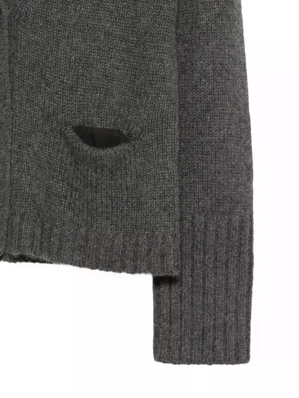 Kristensen Du Nord V-neck Ribbed-trim Cardigan