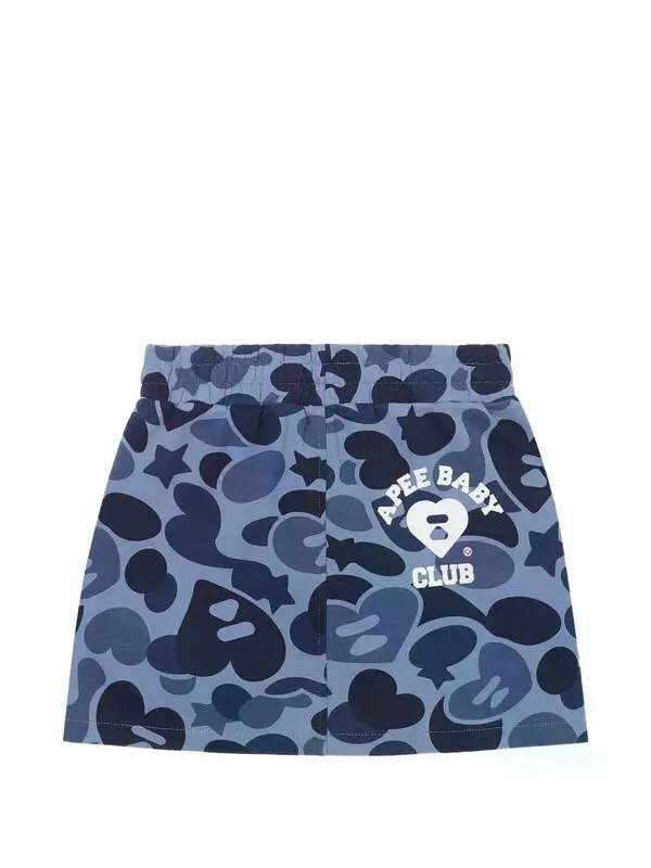 AAPE BY *A BATHING APE Camouflage-print Mini Skirt