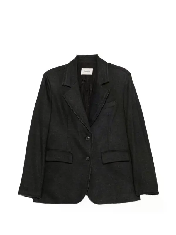 Kristensen Du Nord Raw-edge Notch-lapel Blazer