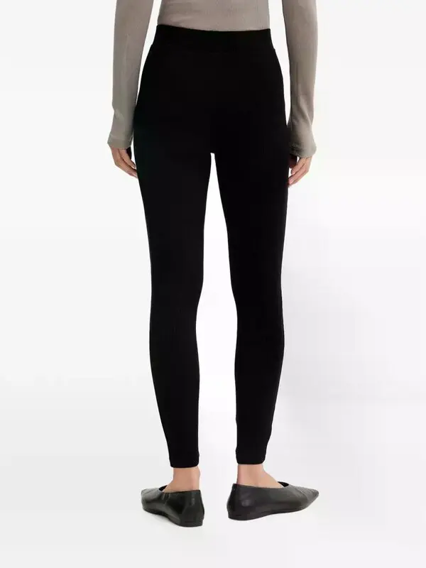 LA MANIA Tonic Ribbed-knit Leggings