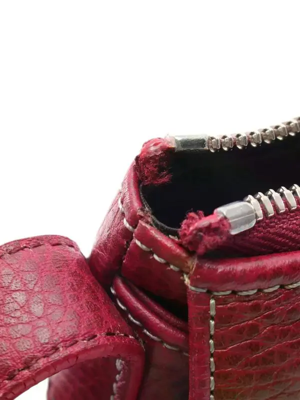 Loewe 2000s Buckle Leather Shoulder Bag