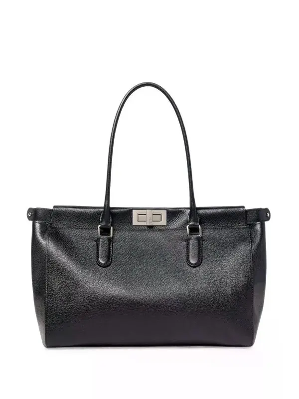 Fendi Small Peekaboo Grain-leather Tote Bag