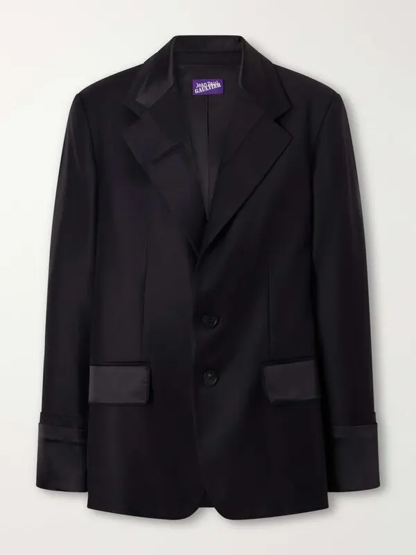 JEAN PAUL GAULTIER Wool-gabardine Blazer