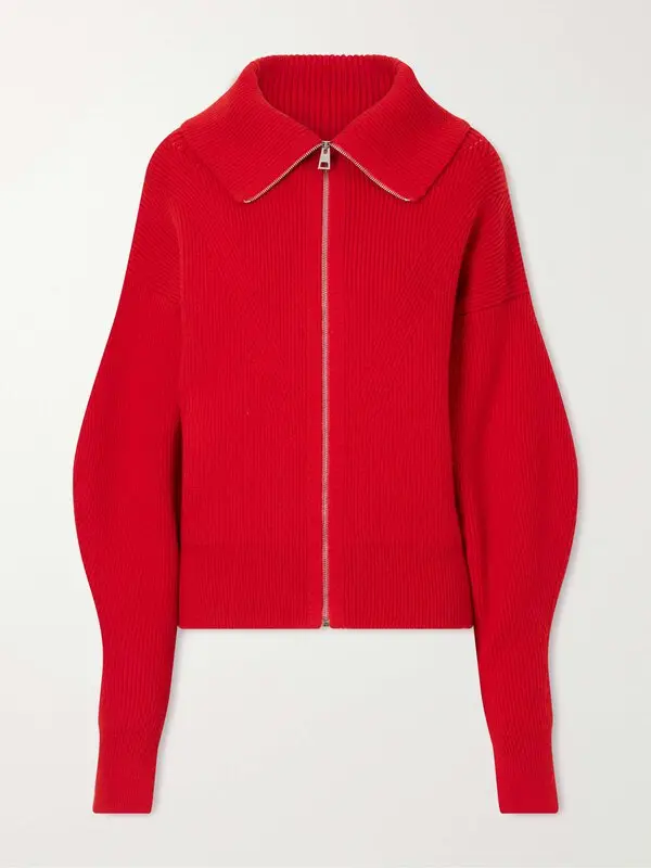 Givenchy Wool And Cashmere-blend Zip-up Cardigan