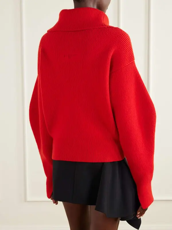 Givenchy Wool And Cashmere-blend Zip-up Cardigan