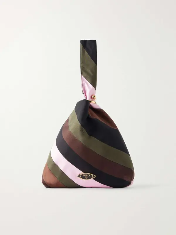 Emilio Pucci Emilio Printed Silk-twill Clutch Bag