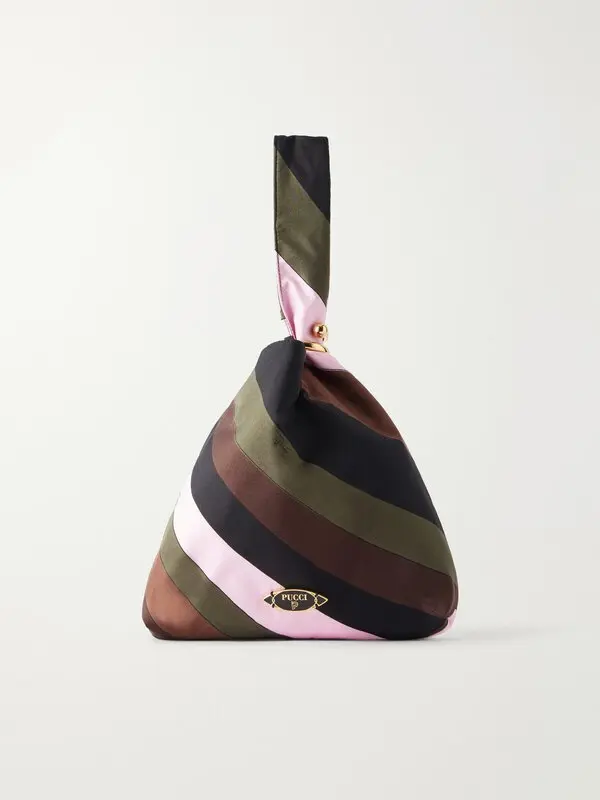 Emilio Pucci Emilio Printed Silk-twill Clutch Bag - Multi