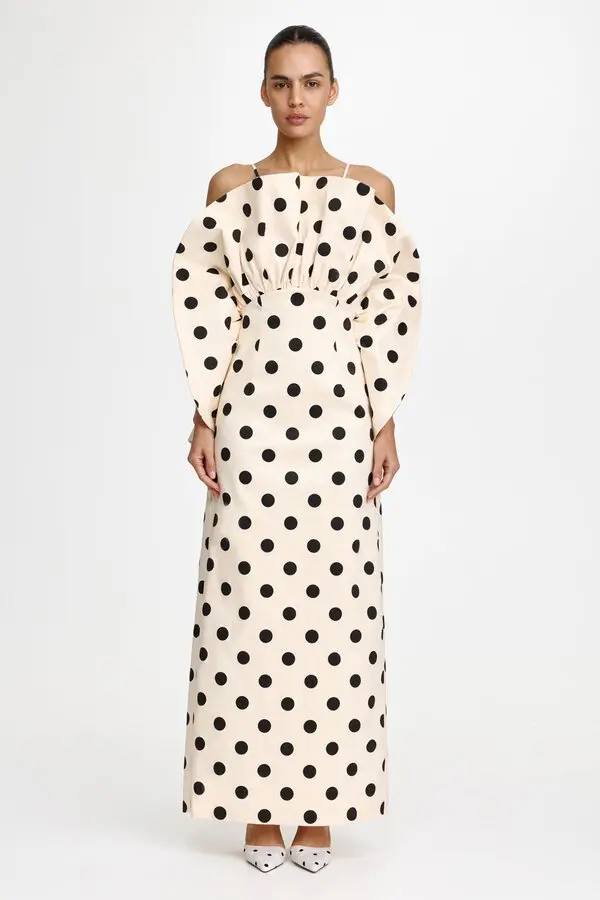 Acler Ketch Maxi Dress - Dotty