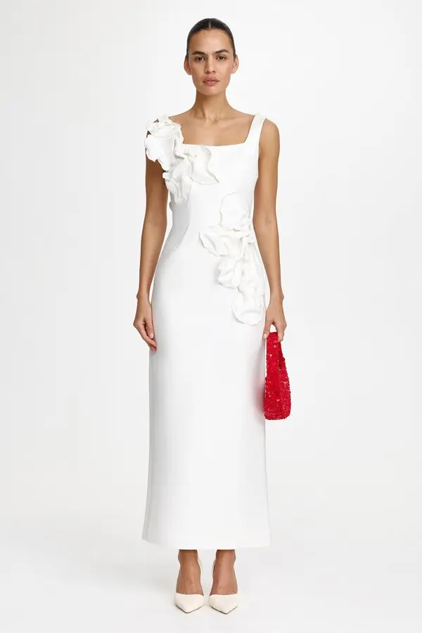 Acler Radburn Maxi Dress - Ivory