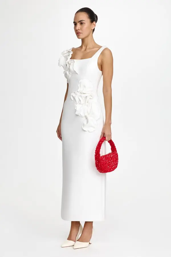 Acler Radburn Maxi Dress - Ivory