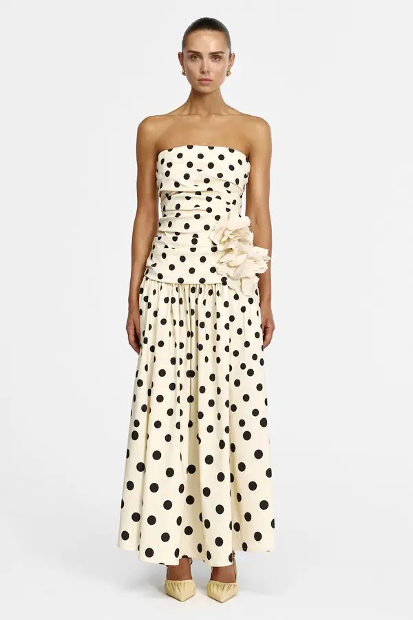 Acler Ketchin Maxi Dress - Dotty