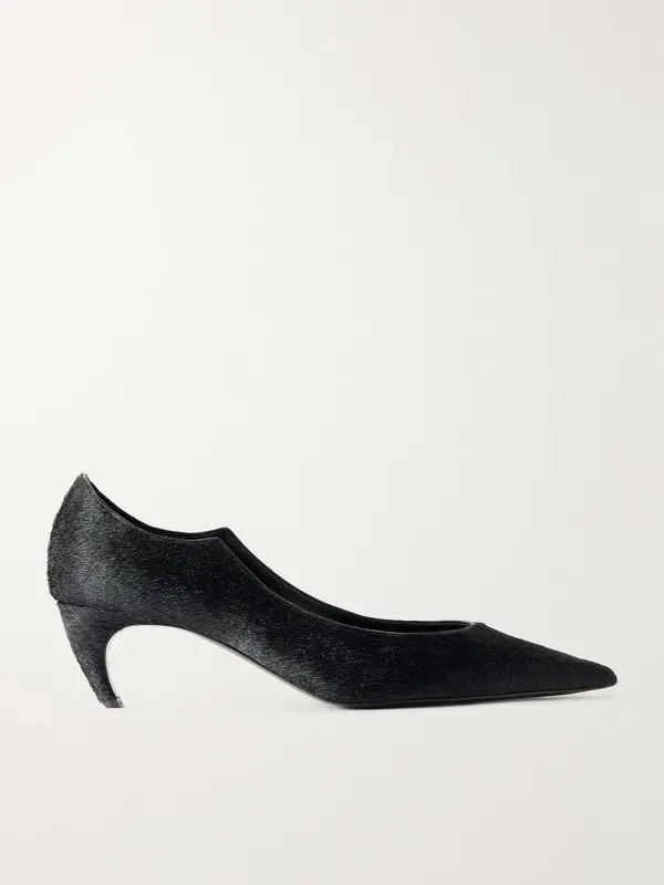 Khaite Valerie 55 Calf Hair Pumps
